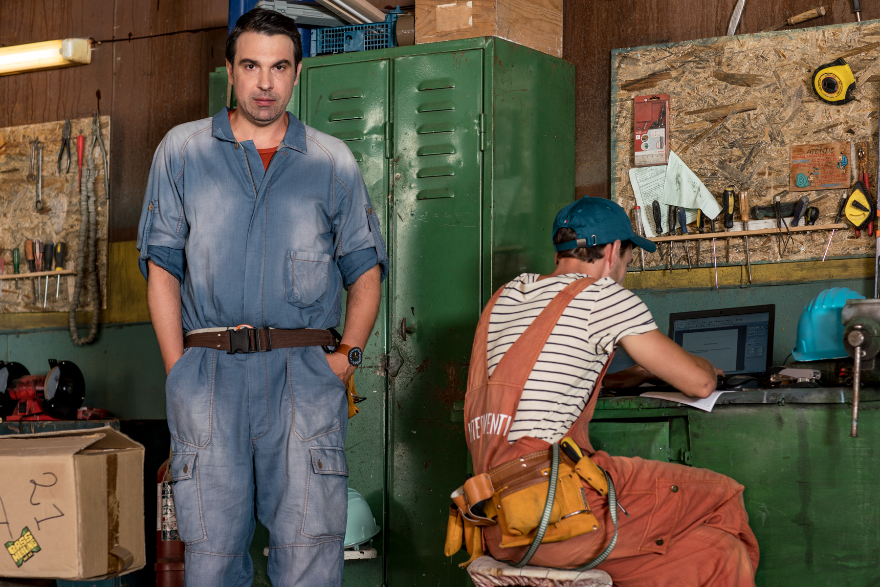 Alexandru Papadopol și Cristian Bota, în noul serial HBO, Bani negri